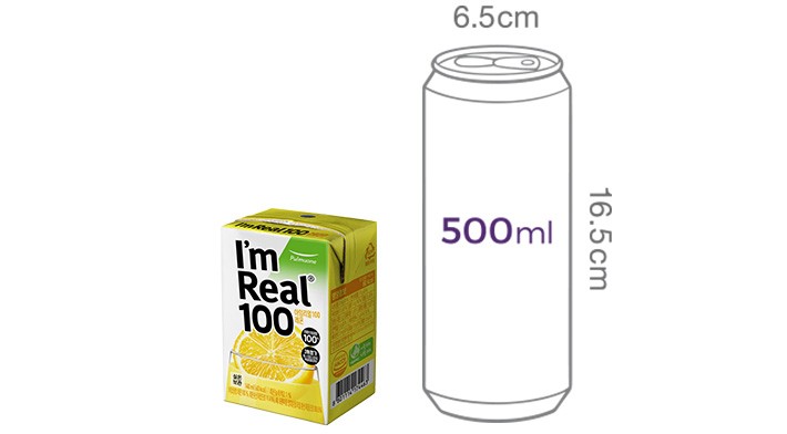 [풀무원] 아임리얼100 레몬 (140mL X 6개) - 마켓컬리